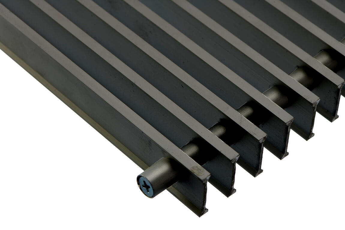 Roll-Up Double T-Bar (Anodised Aluminium with Black Finish)